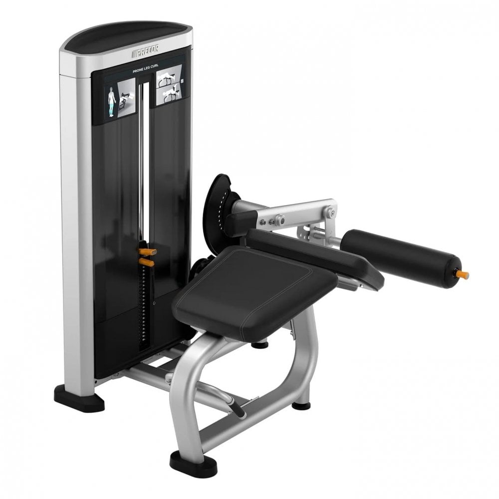 Precor Resolute Series Selectorised Prone Leg Curl Silver - Strength ...